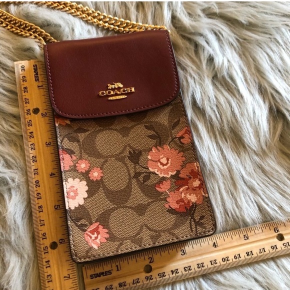 Coach | Bags | Coach Phone Crossbody In Signature Canvas W Prairie ...